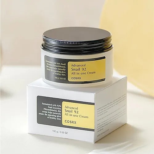 COSRX Advanced Snail 92 All in one Cream 3.52 Fl Oz 100g Korean Skincare